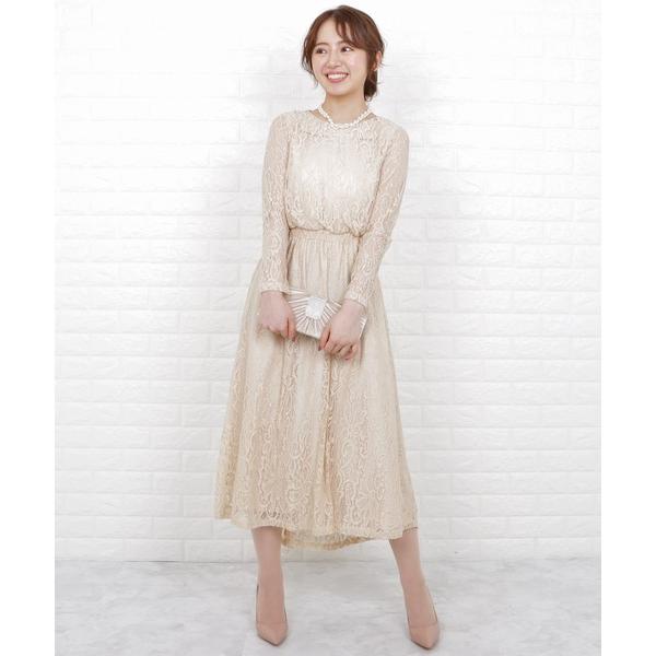 ZOZO問い合わせ番号:48673198ショップ:Lace Ladies，レースレディースブランド:Lace Ladies，レースレディース商品名:総レースウエストゴムフィッシュテールロングワンピース・ドレスカテゴリ:ワンピース/ドレス&g...