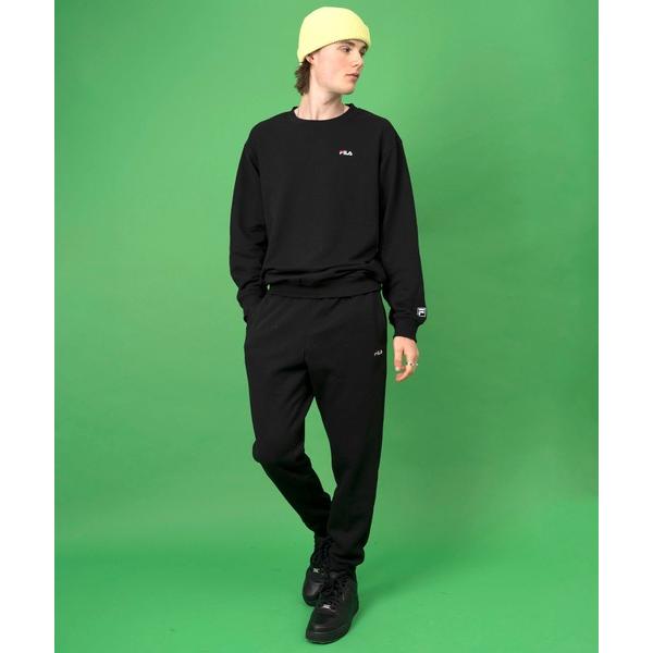 ZOZO問い合わせ番号:48709759ショップ:Karlas，カルラスブランド:FILA，フィラ商品名:【FILA/フィラ】WEB限定 ワンポイント ロゴ刺繍 ワンマイルウェア セットアップ スウェット ビッグシルエット トレーナー＆ジョ...