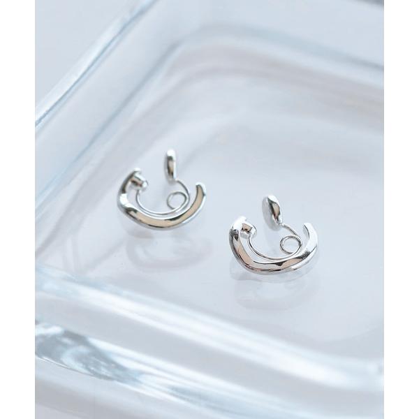 ZOZO問い合わせ番号:48914982ショップ:ANEMONE，アネモネブランド:ANEMONE，アネモネ商品名:カールイヤリング[B][Silver plating]カテゴリ:アクセサリー>イヤリングブランド品番:DG530002...
