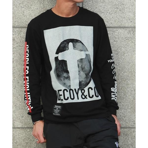 『タイムセール実施中』ZOZO問い合わせ番号:49353339ショップ:THE MILES，ザ マイルズブランド:DECOY＆CO.，デコイアンドシーオー商品名:デコイアンドシーオー ジーザスアンドムーンロングTシャツカテゴリ:トップス&g...