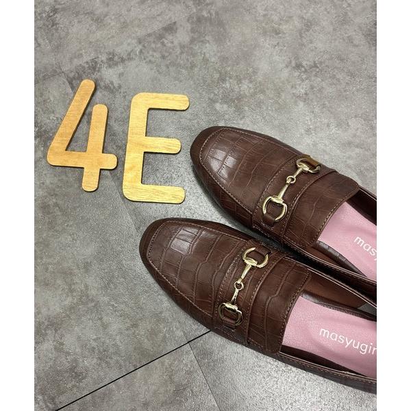 『セール実施中』ZOZO問い合わせ番号:49633673ショップ:SOROTTO，ソロットブランド:masyugirl，マシュガール，SOROTTO，ソロット商品名:【4E幅広・大きいサイズ】スクエアトゥビット付きローファーカテゴリ:シュー...