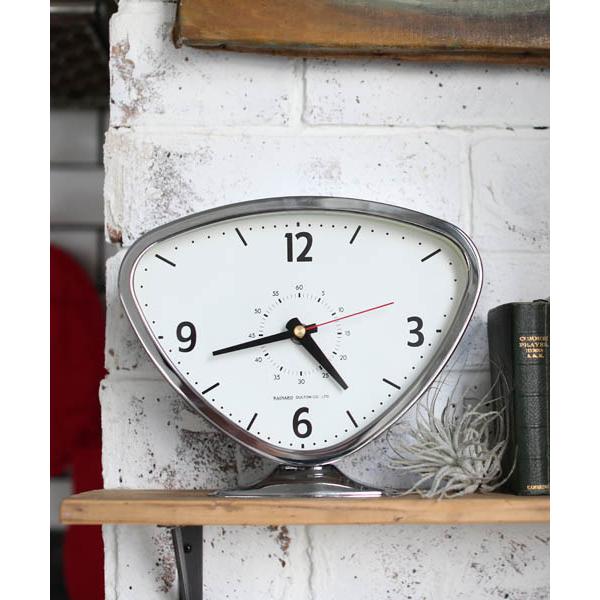 ZOZO問い合わせ番号:49634361ショップ:DULTON，ダルトンブランド:DULTON，ダルトン商品名:RAINARD CLOCK CHROME /置き時計カテゴリ:インテリア>置時計ブランド品番:K925-1257CR素材:...