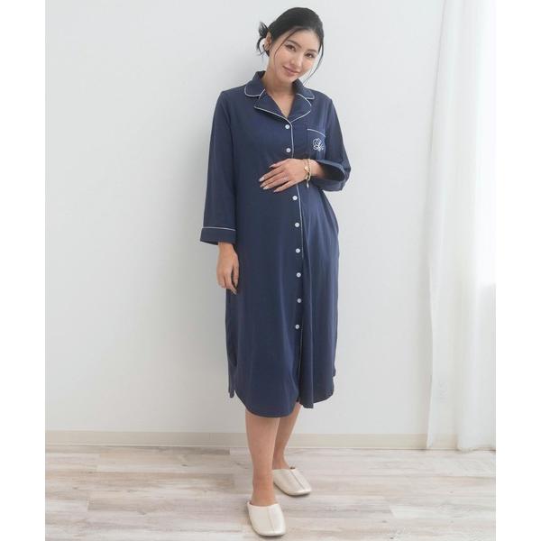 『セール実施中』ZOZO問い合わせ番号:50489331ショップ:Sweet Mommy，スウィートマミーブランド:SweetMommy，スウィートマミー商品名:パイピングパジャマワンピース ナイティカテゴリ:ママ＆ベビー>マタニティ...