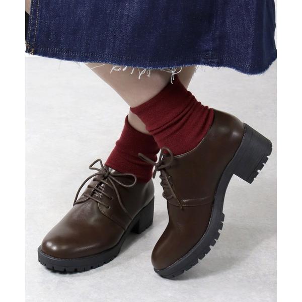 『タイムセール実施中』ZOZO問い合わせ番号:51341955ショップ:atmos pink，アトモスピンクブランド:AAA+，サンエープラス，MS，エムエス商品名:AAA+/ 厚底チャンキーヒールオックスフォードシューズ(3581)　厚底...