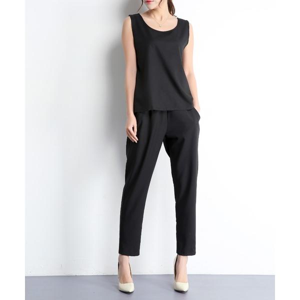 『タイムセール実施中』ZOZO問い合わせ番号:51437933ショップ:Coo+i，クーイブランド:Coo+i，クーイ商品名:ノースリーブセットアップカテゴリ:ワンピース/ドレス>パンツドレスブランド品番:c302素材:ポリエステル1...