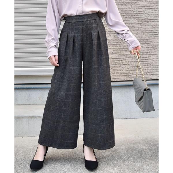 『タイムセール実施中』ZOZO問い合わせ番号:51438004ショップ:Coo+i，クーイブランド:Coo+i，クーイ商品名:タック入りワイドパンツカテゴリ:パンツ>スラックスブランド品番:u605素材:ウール25%， ポリエステル7...