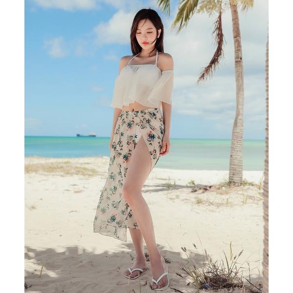 『タイムセール実施中』※このアイテムは返品・交換対象外商品です。ZOZO問い合わせ番号:52412474ショップ:Lace Ladies，レースレディースブランド:Lace Ladies，レースレディース商品名:カバーアップ スカート付きビ...