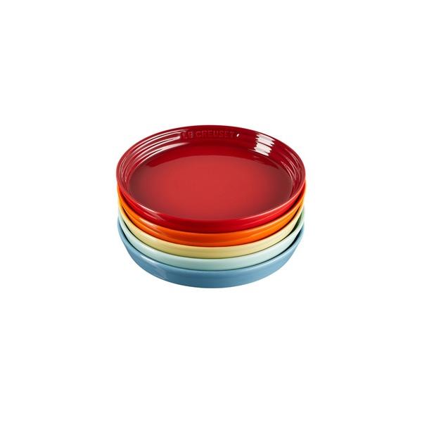 ZOZO問い合わせ番号:52655393ショップ:Le Creuset，ル・クルーゼブランド:Le Creuset，ルクルーゼ商品名:ネオ・ラウンド・プレート 17cm (5枚入り) レインボーカテゴリ:食器/キッチン>食器ブランド品...