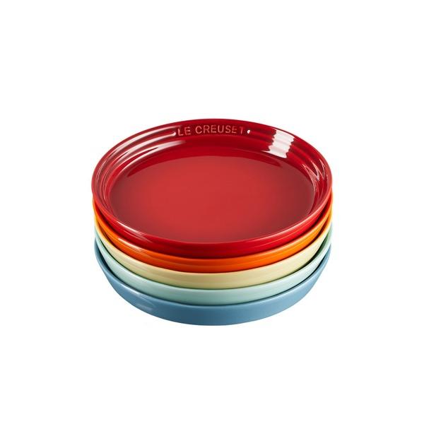 ZOZO問い合わせ番号:52655394ショップ:Le Creuset，ル・クルーゼブランド:Le Creuset，ルクルーゼ商品名:ネオ・ラウンド・プレート 22cm (5枚入り) レインボーカテゴリ:食器/キッチン>食器ブランド品...