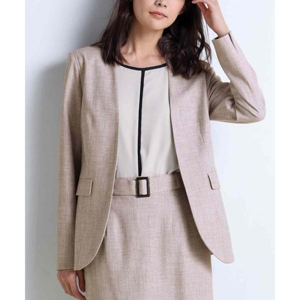 『タイムセール実施中』ZOZO問い合わせ番号:52724624ショップ:RANAN，ラナンブランド:RANAN，ラナン商品名:ウォッシャブルノーカラーボックスジャケット(セットアップ対応)カテゴリ:フォーマルスーツ/小物>スーツジャケ...