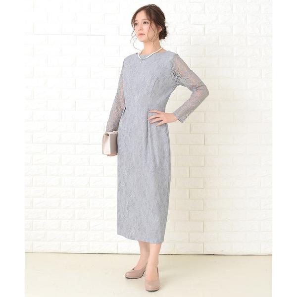 ZOZO問い合わせ番号:53011269ショップ:Lace Ladies，レースレディースブランド:Lace Ladies，レースレディース商品名:レース袖ミモレ丈総レースワンピース・ドレスカテゴリ:ワンピース/ドレス>ドレスブランド...