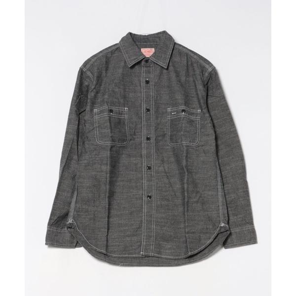 ZOZO問い合わせ番号:53021658ショップ:ability，アビリティブランド:BIG MIKE，ビッグマイク，ability，アビリティ商品名:BIG MIKE ビッグマイク / 長袖 シャンブレーデニムシャツ //// 10201...