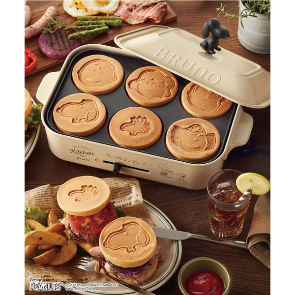 ZOZO問い合わせ番号:53113449ショップ:BRUNO，ブルーノブランド:BRUNO，ブルーノ商品名:PEANUTS コンパクトホットプレートカテゴリ:PC・スマホグッズ/家電>キッチン家電ブランド品番:7760729素材:本体...