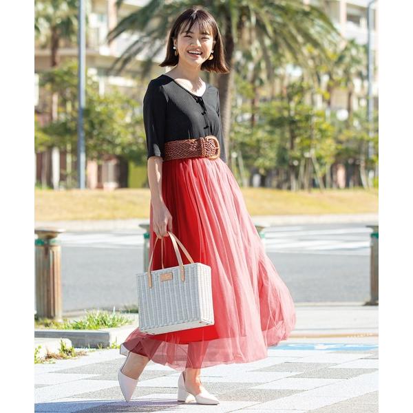 『タイムセール実施中』ZOZO問い合わせ番号:53184270ショップ:Sweet Mommy，スウィートマミーブランド:SweetMommy，スウィートマミー商品名:前後2WAYチュールドッキングワンピースカテゴリ:ママ＆ベビー>マ...