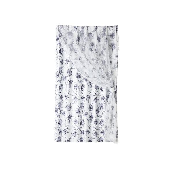 ZOZO問い合わせ番号:53416426ショップ:Francfranc，フランフランブランド:Francfranc，フランフラン商品名:リリア 二重縫製カーテン グレー H2000xW1000 （レース＆ドレープ/既製）カテゴリ:インテリア...