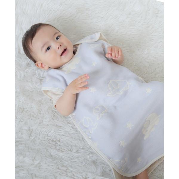 ※このアイテムは返品・交換対象外商品です。ZOZO問い合わせ番号:53417087ショップ:babybaby，ベイビーベイビーブランド:Aenak ，アエナック商品名:【Aenak/アエナック】 6層ガーゼスリーパーぞう柄カテゴリ:ママ＆ベ...