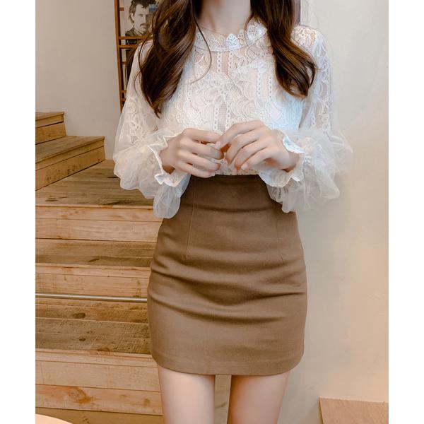 『タイムセール実施中』ZOZO問い合わせ番号:53422627ショップ:Doula Doula，ドゥーラドゥーラブランド:Girly Doll，ガーリードール商品名:総レースハイネックブラウスカテゴリ:トップス>シャツ/ブラウスブラン...