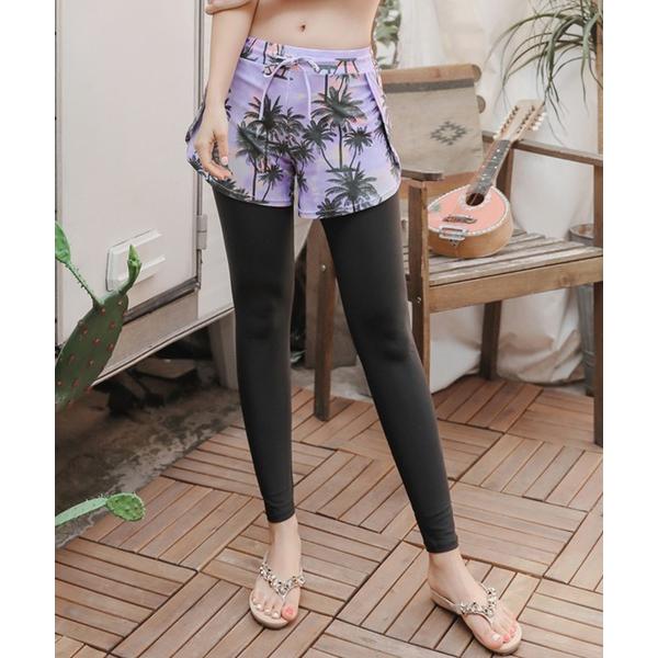 『タイムセール実施中』ZOZO問い合わせ番号:53427094ショップ:Lace Ladies，レースレディースブランド:Lace Ladies，レースレディース商品名:UVカットショートパンツ付きレギンスカテゴリ:水着/着物・浴衣>...