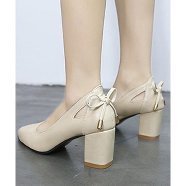 『タイムセール実施中』ZOZO問い合わせ番号:53460280ショップ:STYLEBLOCK，スタイルブロックブランド:STYLEBLOCK，スタイルブロック商品名:かかとリボンポインテッドトゥチャンキーヒールパンプスカテゴリ:シューズ&g...