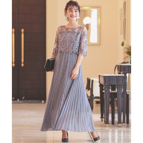 『タイムセール実施中』ZOZO問い合わせ番号:53492008ショップ:Kana，カナブランド:Kana，カナ商品名:フラワー刺繍 レース 切り替え プリーツロング パーティー ドレス 結婚式 お呼ばれ オケージョンカテゴリ:ワンピース/ド...