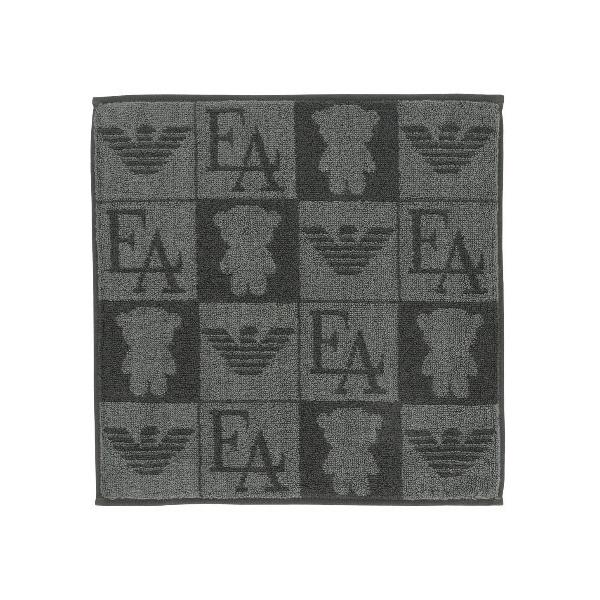 ZOZO問い合わせ番号:53502446ショップ:NAIGAI，ナイガイブランド:EMPORIO ARMANI，エンポリオアルマーニ商品名:EMPORIO ARMANI 綿100％ マンガベア＆ロゴ ブロック タオルハンカチ 0234001...