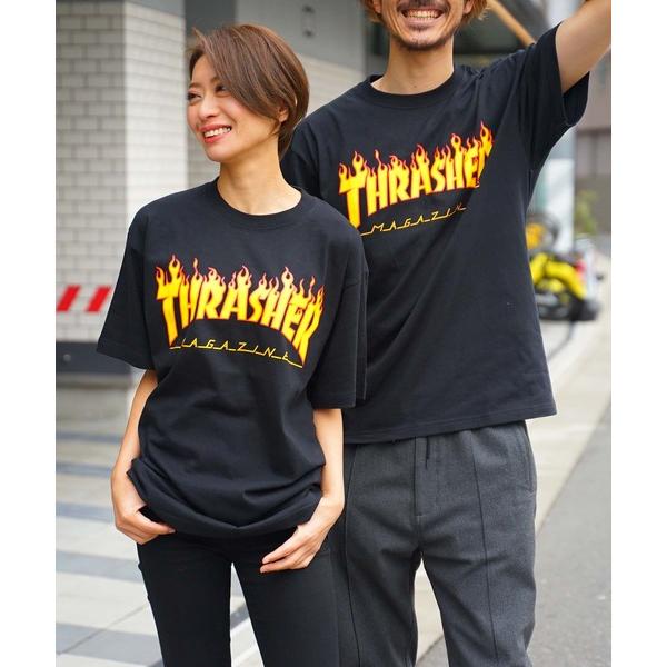 『タイムセール実施中』ZOZO問い合わせ番号:53551189ショップ:THRASHER by RIFFLEPAGE，スラッシャー バイ リフルページブランド:THRASHER，スラッシャー商品名:FLAME S/S T-SHIRTS/スラ...