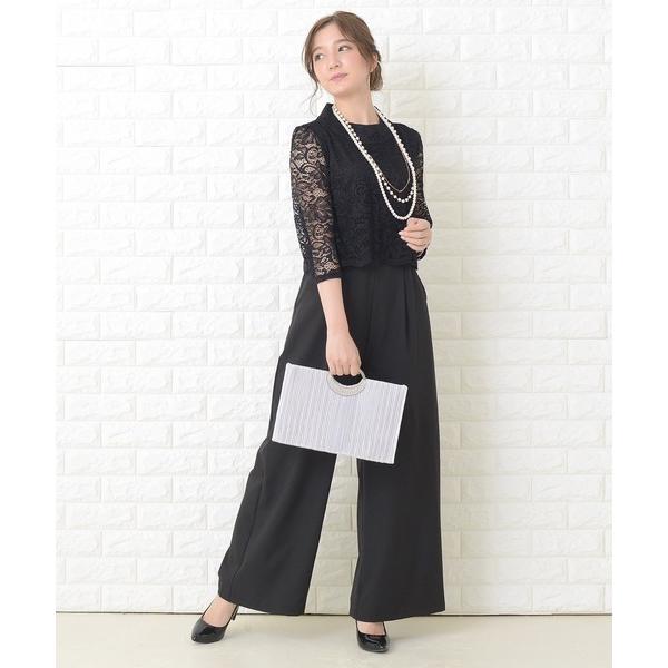 『タイムセール実施中』ZOZO問い合わせ番号:53567304ショップ:Lace Ladies，レースレディースブランド:Lace Ladies，レースレディース商品名:レース五分袖オールインワン・ワイドパンツドレスカテゴリ:ワンピース/ド...