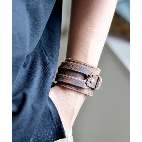 ZOZO問い合わせ番号:53586223ショップ:Fun &amp; Daily，ファンアンドデイリーブランド:Fun &amp; Daily，ファンアンドデイリー商品名:F＆D : Cow Leather Wide Braceletカテゴ...