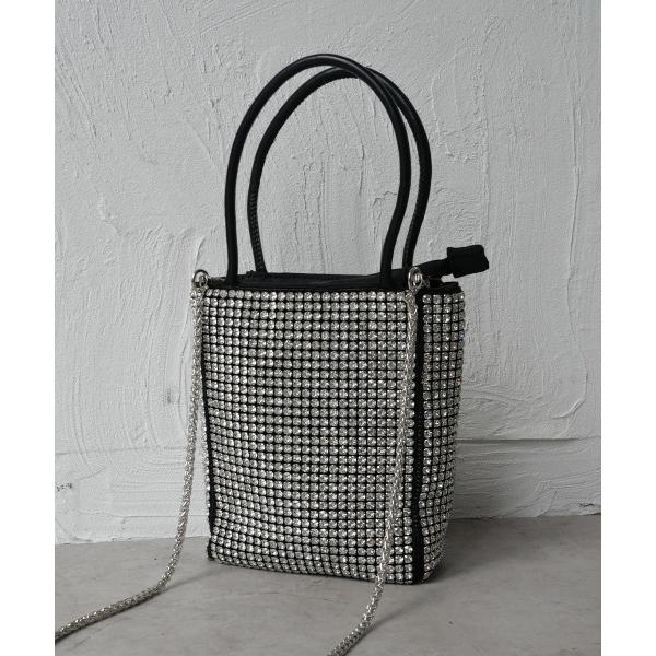 『タイムセール実施中』ZOZO問い合わせ番号:53599261ショップ:Dorry Doll，ドリードールブランド:CURI BISCUI，キュリ　ビスキュイ商品名:【CURIBISCUI】ラインストーン 縦型ミニ ショルダートートバッグカ...