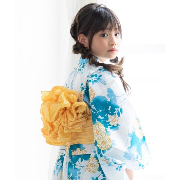 ZOZO問い合わせ番号:53599278ショップ:KIMONOMACHI，キモノマチブランド:KIMONOMACHI，キモノマチ商品名:ガールズ 浴衣帯 しわ兵児帯　女児用　KIMONOMACHI オリジナル　兵児帯　45cmカテゴリ:水着...