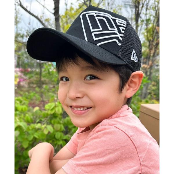 ZOZO問い合わせ番号:53617860ショップ:ONSPOTZ，オンスポッツブランド:NEW ERA，ニューエラ商品名:ニューエラ キッズ メッシュキャップ 9FORTY BATTALION ウォッシュ加工 NEW ERA YOUTHカテ...