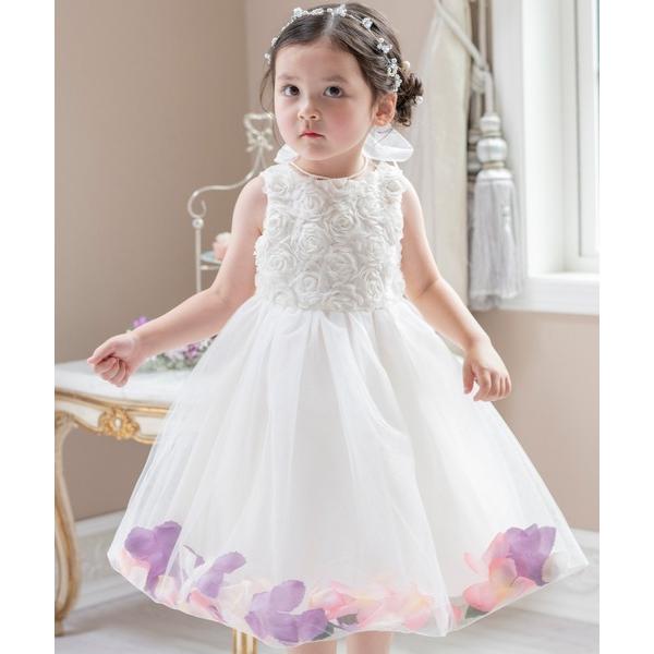 『タイムセール実施中』ZOZO問い合わせ番号:53684445ショップ:Catherine Cottage，キャサリンコテージブランド:Catherine Cottage，キャサリンコテージ商品名:バラチュール 裾花びらドレスカテゴリ:ワン...