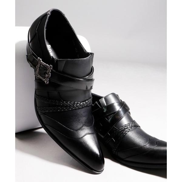 『タイムセール実施中』ZOZO問い合わせ番号:53723154ショップ:FUNALIVE，ファンアライブブランド:BOREDOM，ボアドム，FUNALIVE，ファンアライブ商品名:BOREDOM クロスベルトPUレザー ローヒールシューズカ...