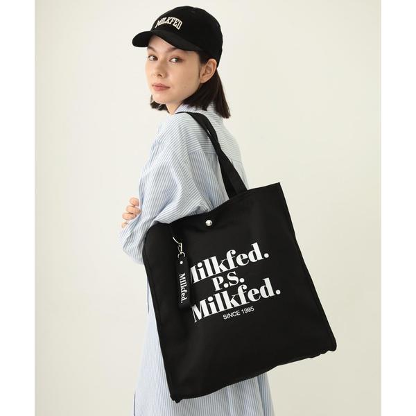 ZOZO問い合わせ番号:53739691ショップ:MILKFED.，ミルクフェドブランド:MILKFED.，ミルクフェド商品名:DIDONE LOGO BIG TOTE/大容量　A４サイズ対応　キャンバストートバッグカテゴリ:バッグ>...