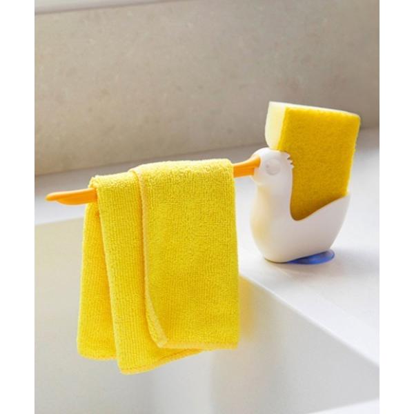 ZOZO問い合わせ番号:53741967ショップ:entre square，アントレスクエアブランド:PELEGDESIGN，ペレグデザイン商品名:Peleg Design/Pelix クロス＆スポンジホルダーカテゴリ:インテリア>収...