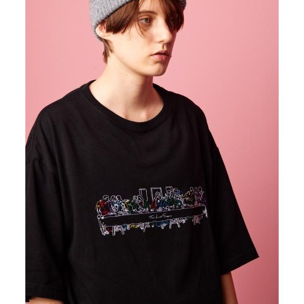 ZOZO問い合わせ番号:53757725ショップ:rehacer，レアセルブランド:rehacer，レアセル商品名:rehacer : Last Supper ” 最後の晩餐 ” on Wide Cutsewカテゴリ:トップス>Tシャ...