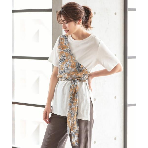 ZOZO問い合わせ番号:53759690ショップ:kobelettuce，コウベレタスブランド:KOBE LETTUCE，コウベレタス商品名:レイヤード風サイドスリットTシャツカテゴリ:トップス>Tシャツ/カットソーブランド品番:C4...