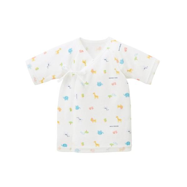 ※このアイテムは返品・交換対象外商品です。ZOZO問い合わせ番号:53767880ショップ:MIKI HOUSE，ミキハウスブランド:MIKI HOUSE，ミキハウス商品名:ピュアベール　どうぶつ柄ニットガーゼ短肌着カテゴリ:ママ＆ベビー&...