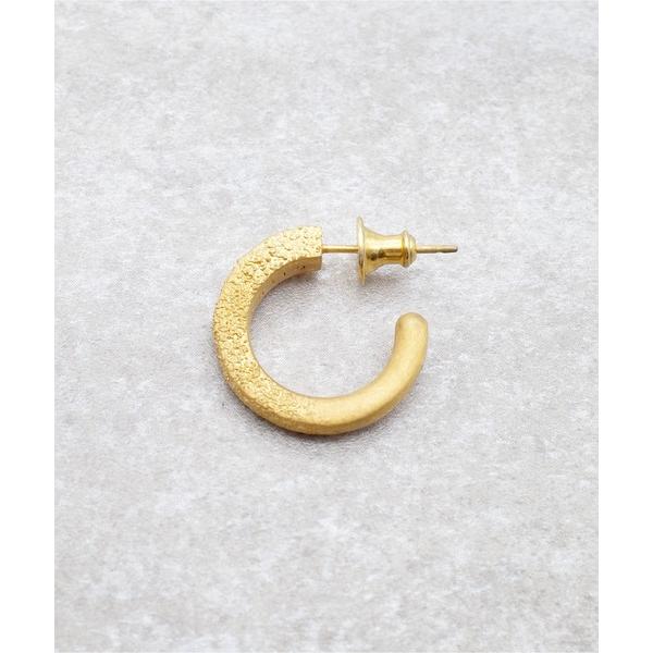 ※このアイテムは返品・交換対象外商品です。ZOZO問い合わせ番号:53776380ショップ:ISOLATION，アイソレーションブランド:GILD，ギルド商品名:Sand texture morphing large pierceカテゴリ:...