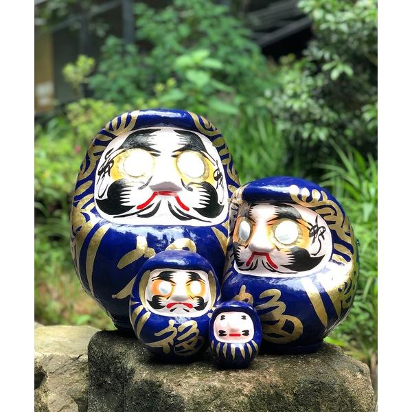 ZOZO問い合わせ番号:53778142ショップ:BEAMS MEN，ビームス メンブランド:BEAMS JAPAN，ビームス　ジャパン商品名:福島 白河だるま総本舗 × BEAMS JAPAN / 別注 藍 だるま 35cmカテゴリ:イン...