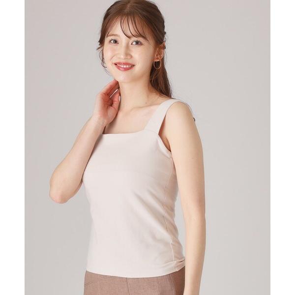 ZOZO問い合わせ番号:53791367ショップ:COUP DE CHANCE，クードシャンスブランド:COUP DE CHANCE，クードシャンス商品名:【洗える／日本製】ベアトップ風キャミソールカテゴリ:トップス>タンクトップブラ...