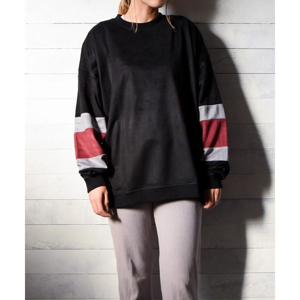 『タイムセール実施中』ZOZO問い合わせ番号:53807287ショップ:realize，レアリゼブランド:TRAP/U ，トラップユー，ARCHIVER，アーカイバ商品名:【69】【TRAP/U】袖ライン切替　クルーネックスウェットカテゴリ...