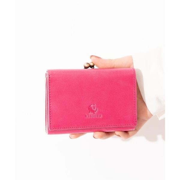ZOZO問い合わせ番号:53810712ショップ:SAC'S BAR Jean，サックスバー ジーンブランド:kissora，キソラ，kisora，キソラ商品名:【kissora/キソラ】 日本製 イタリア牛革 アテネ 三つ折りがま口ウォレ...