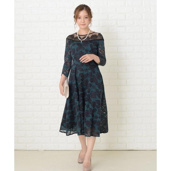 ZOZO問い合わせ番号:53814992ショップ:Lace Ladies，レースレディースブランド:Lace Ladies，レースレディース商品名:デコルテラインシースルー ワンピースドレスカテゴリ:ワンピース/ドレス>ドレスブランド...
