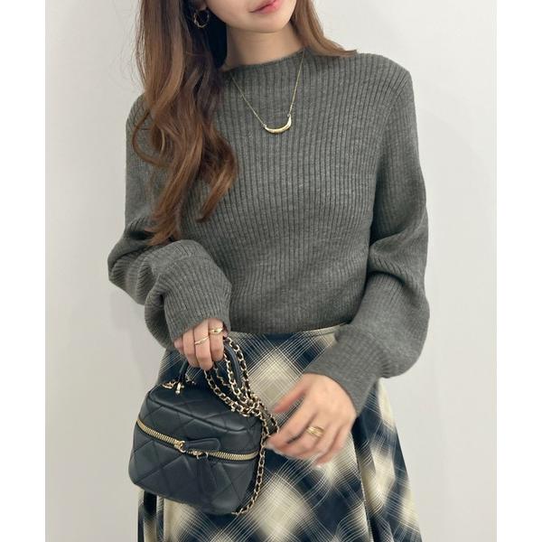 『タイムセール実施中』ZOZO問い合わせ番号:53855091ショップ:FUTIER LAND，フューティアランドブランド:Futier land，フューティアランド商品名:【新色追加】ボトルネックバルーンスリーブニットカテゴリ:トップス&...