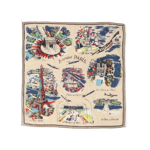 ZOZO問い合わせ番号:53866434ショップ:SHIPS for women，シップス フォー ウィメンブランド:BINDU，ビンドゥー，SHIPS，シップス商品名:BINDU:パリマップバンダナカテゴリ:財布/小物>バンダナ/ス...