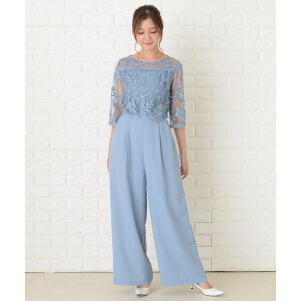 『タイムセール実施中』ZOZO問い合わせ番号:53866459ショップ:Lace Ladies，レースレディースブランド:Lace Ladies，レースレディース商品名:五分袖オールインワンパンツドレス パーティードレスカテゴリ:ワンピース...