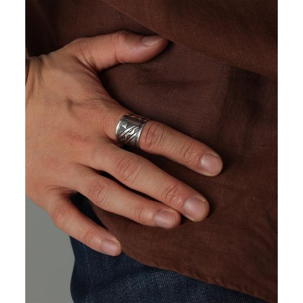 ZOZO問い合わせ番号:53881314ショップ:BEAMS MEN，ビームス メンブランド:Adawat'n Tuareg，アダワットトゥアレグ，BEAMS F，ビームスエフ商品名:Adawat’n Tuareg / シルバー リング O...