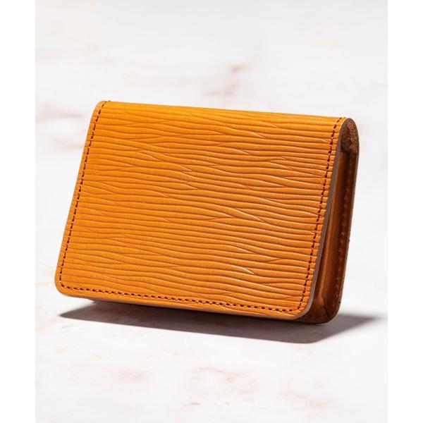 ZOZO問い合わせ番号:53891800ショップ:SABLE CLUTCH，セーブルクラッチブランド:SABLE CLUTCH，セーブルクラッチ商品名:EMBOSS SLIM CARD CASE/BRIGHT - 栃木レザーカテゴリ:財布/...