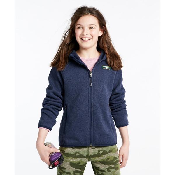 ZOZO問い合わせ番号:53922590ショップ:L.L.Bean，エル・エル・ビーンブランド:L.L.Bean，エルエルビーン商品名:キッズ・エル・エル・ビーン・セーター・フリース、フード付き ビッグキッズカテゴリ:トップス>パーカ...